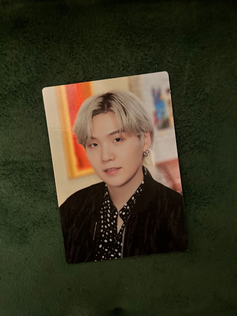 BTS SUGA PHOTOCARD - PERMISSION TO DANCE ON STAGE, Hobbies & Toys ...
