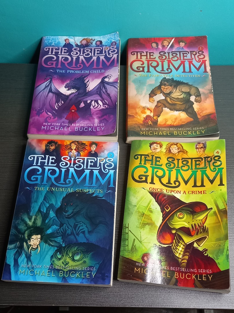 Buckley The Sisters Grimm Books Set of 4, Hobbies & Toys, Books ...