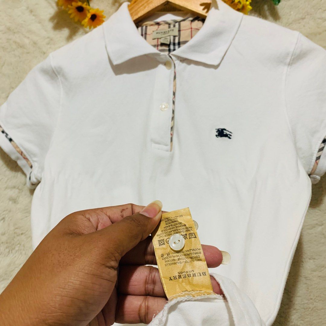 Burberry Polo, Women's Fashion, Tops, Shirts on Carousell