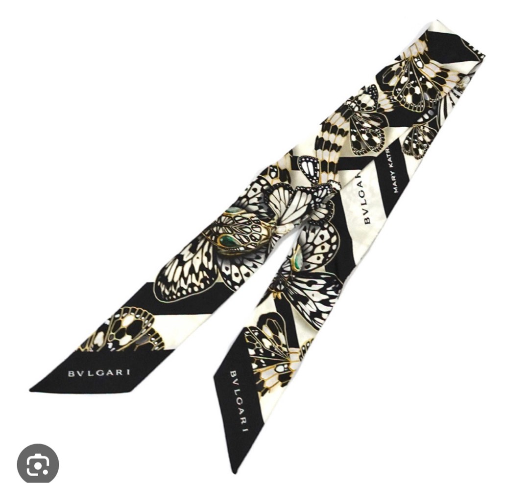 Bvlgari twilly / scarf , Women's Fashion, Watches & Accessories ...
