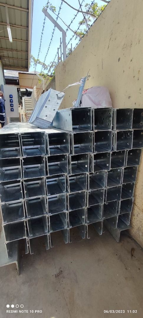 Cable trays curved elbows and perforated type wireways and laddertype ...