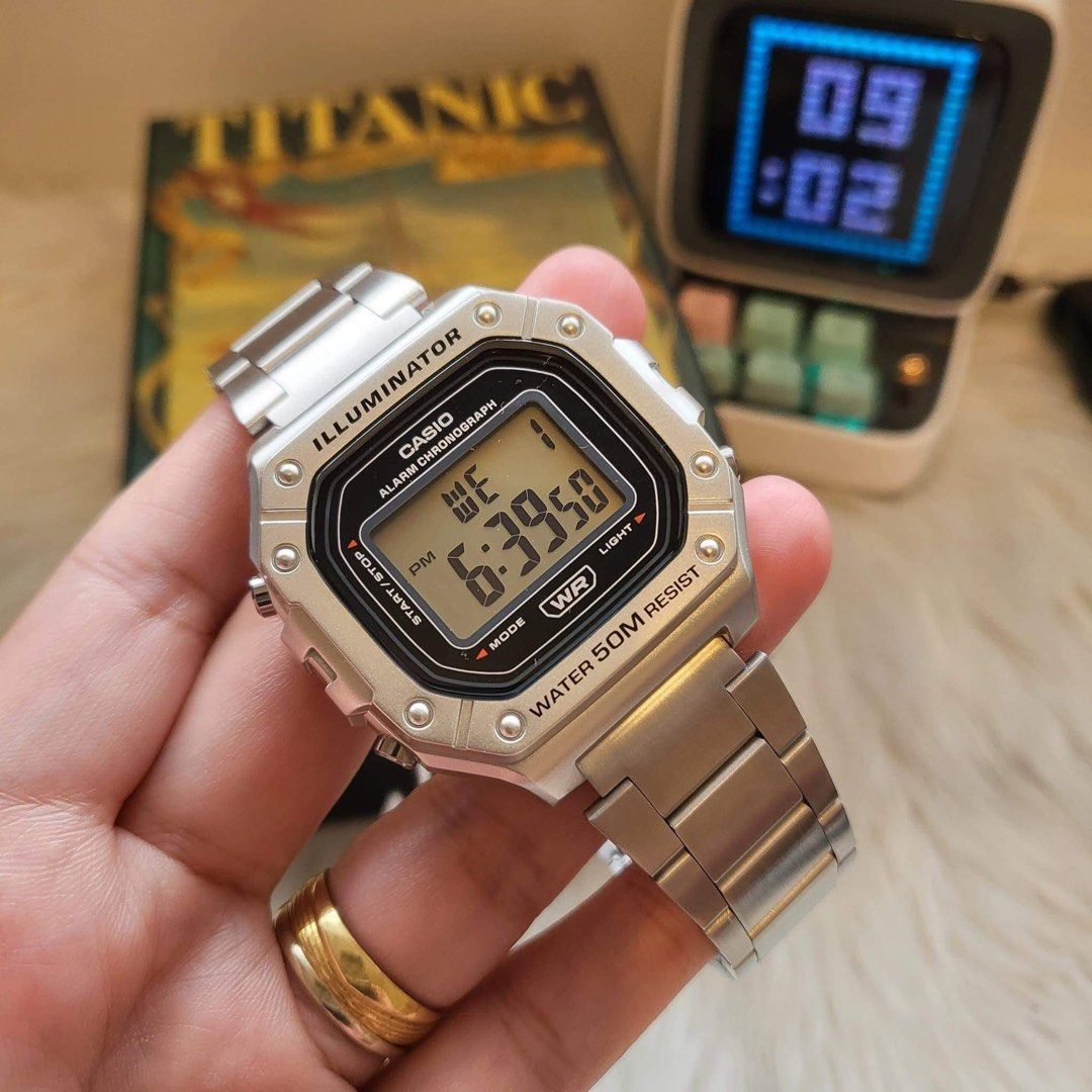 CASIO W-218HD-1A, Men's Fashion, Watches & Accessories, Watches on ...