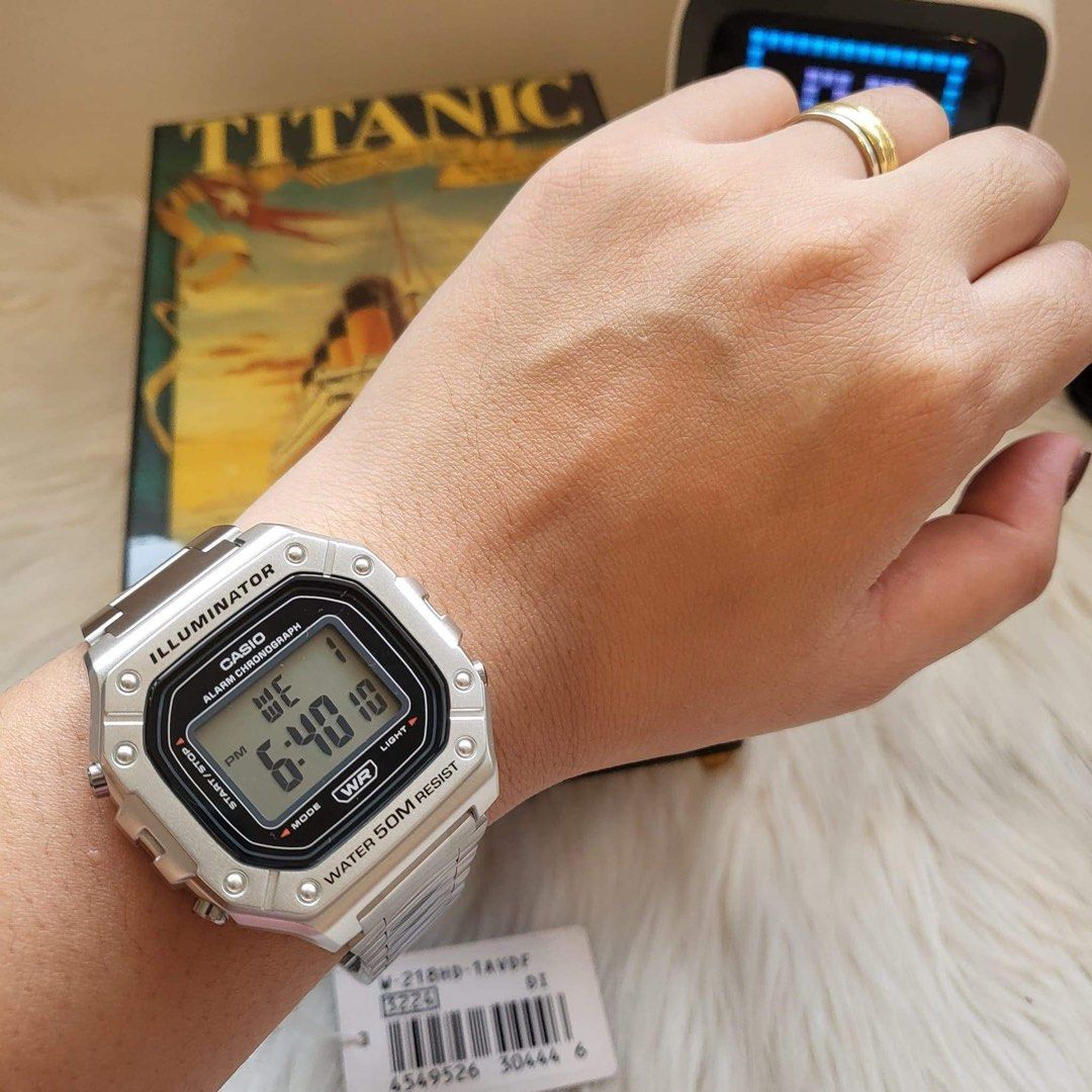 CASIO W-218HD-1A, Men's Fashion, Watches & Accessories, Watches on ...