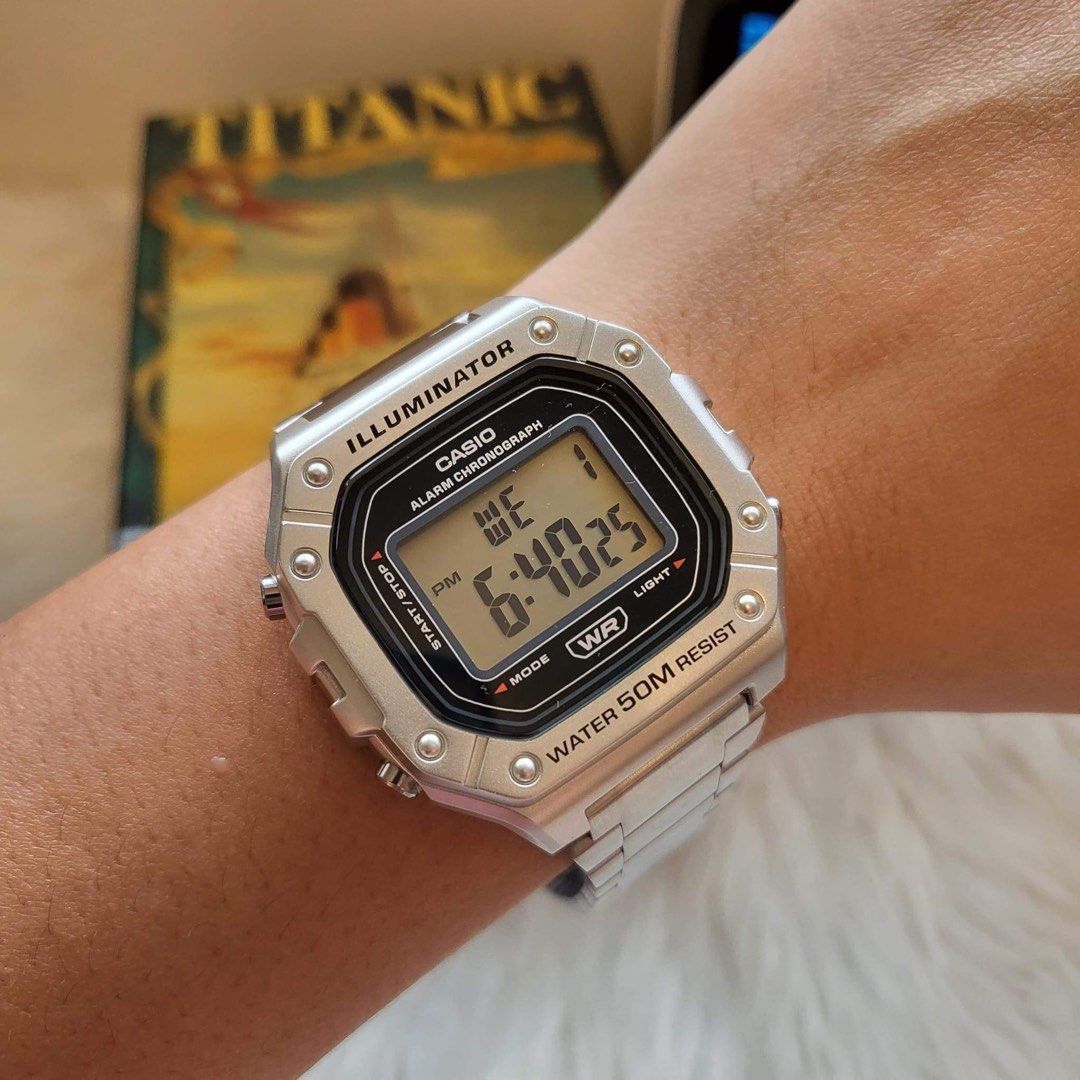 CASIO W-218HD-1A, Men's Fashion, Watches & Accessories, Watches on ...