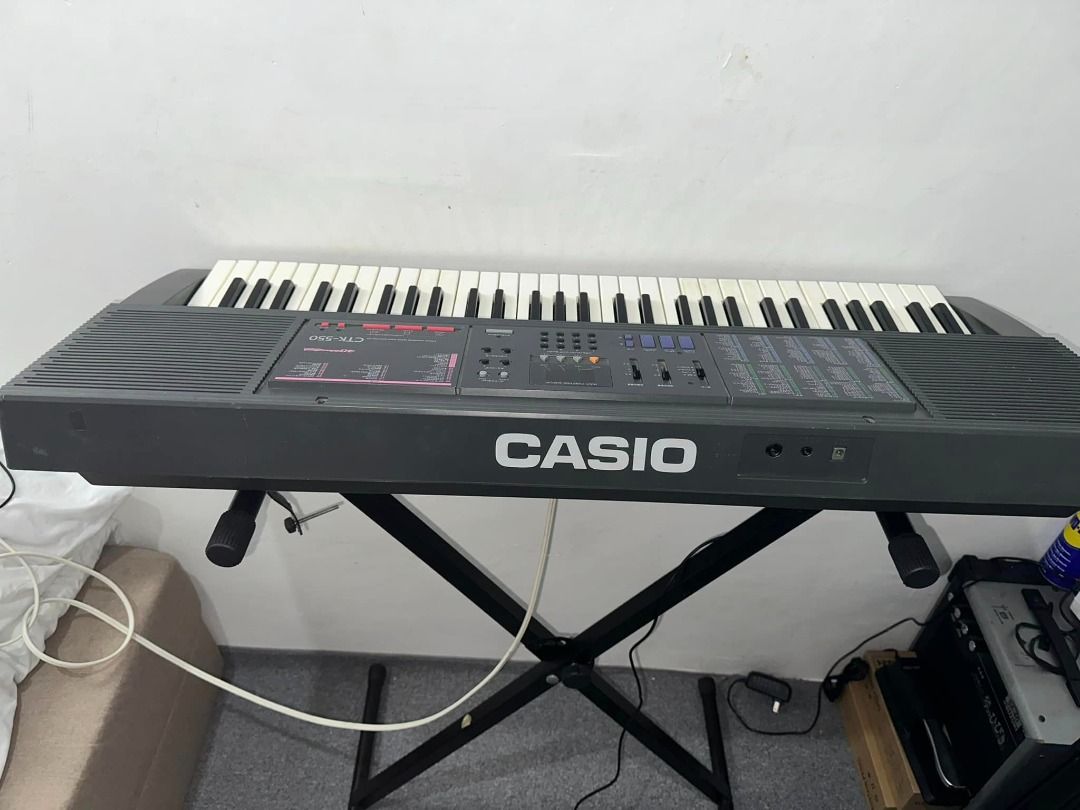 Casio CTK-550 61 Keys Portable Piano Keyboard Touch Response, Hobbies & Toys, Music & Media ...