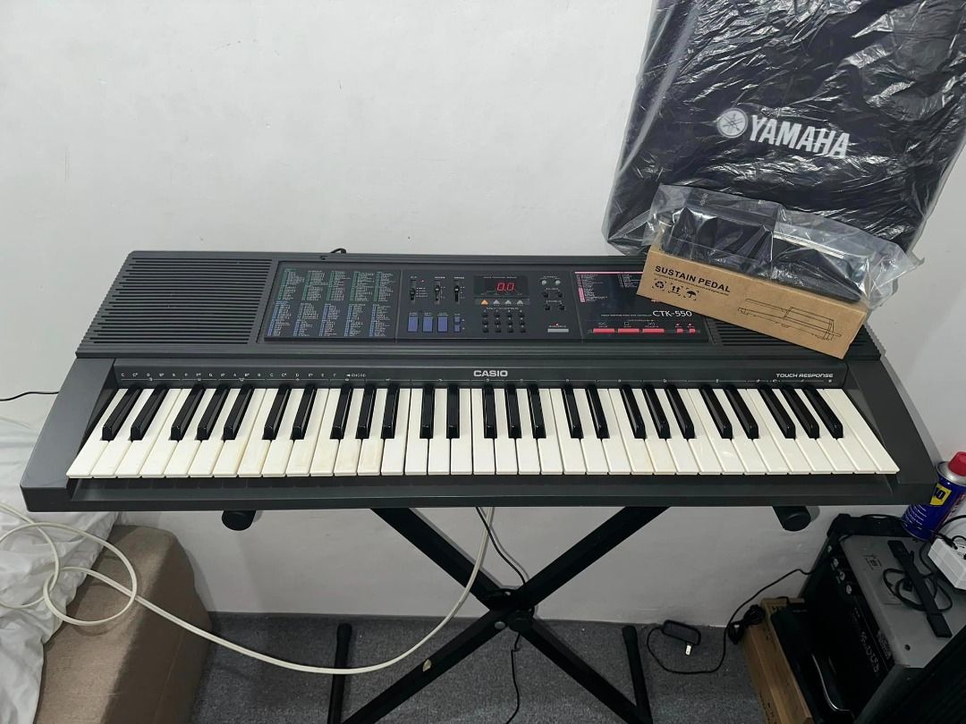 Casio CTK-550 61 Keys Portable Piano Keyboard Touch Response, Hobbies ...