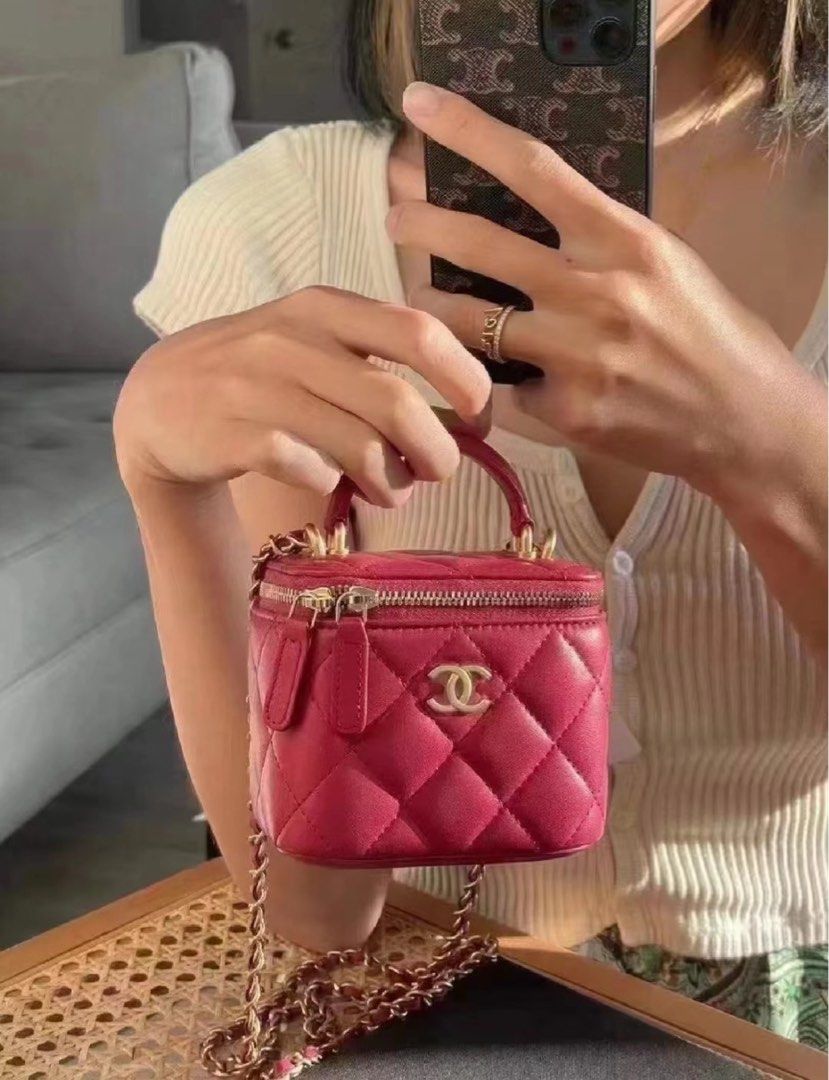 Chanel mini box, Women's Fashion, Bags & Wallets, Shoulder Bags on ...
