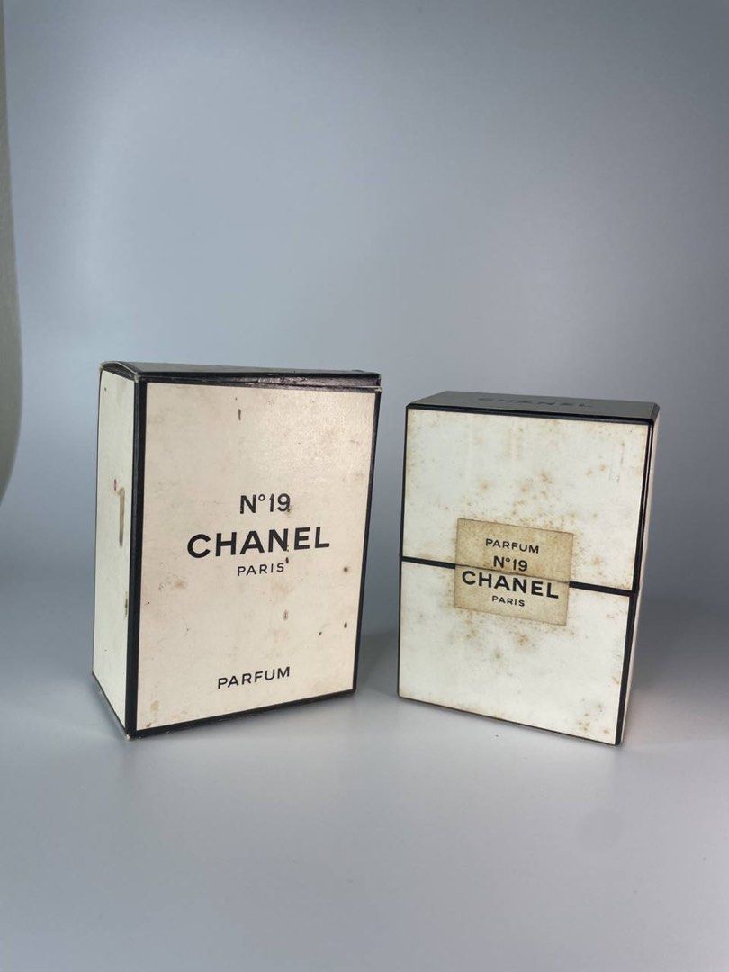 Chanel N19 Parfum vintage splash bottle, Beauty & Personal Care ...