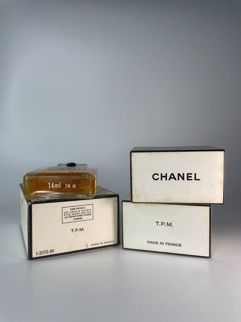 Chanel N19 Parfum vintage splash bottle, Beauty & Personal Care ...