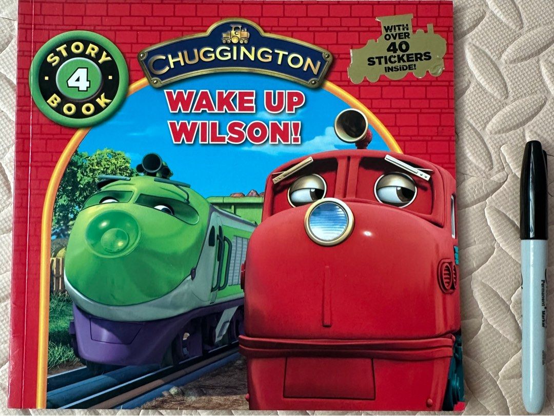 Chuggington Wake Up Wilson (w/ stickers incomplete), Hobbies & Toys ...