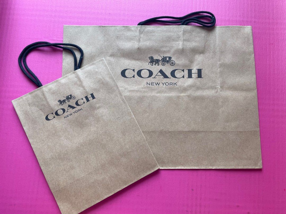 Coach paper bag, Women's Fashion, Bags & Wallets, Tote Bags on Carousell