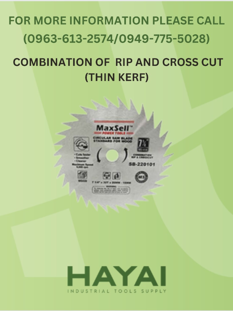 COMBINATION OF RIP AND CROSS CUT, Commercial & Industrial, Construction ...