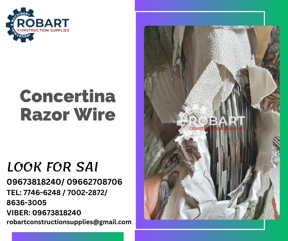 Concertina Razor Wire, Commercial & Industrial, Construction Tools ...