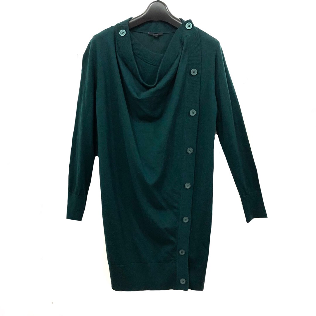 COS 100% Wool Stylish Chic Holiday Midi Dress, Women's Fashion, Dresses & Sets, Dresses on Carousell