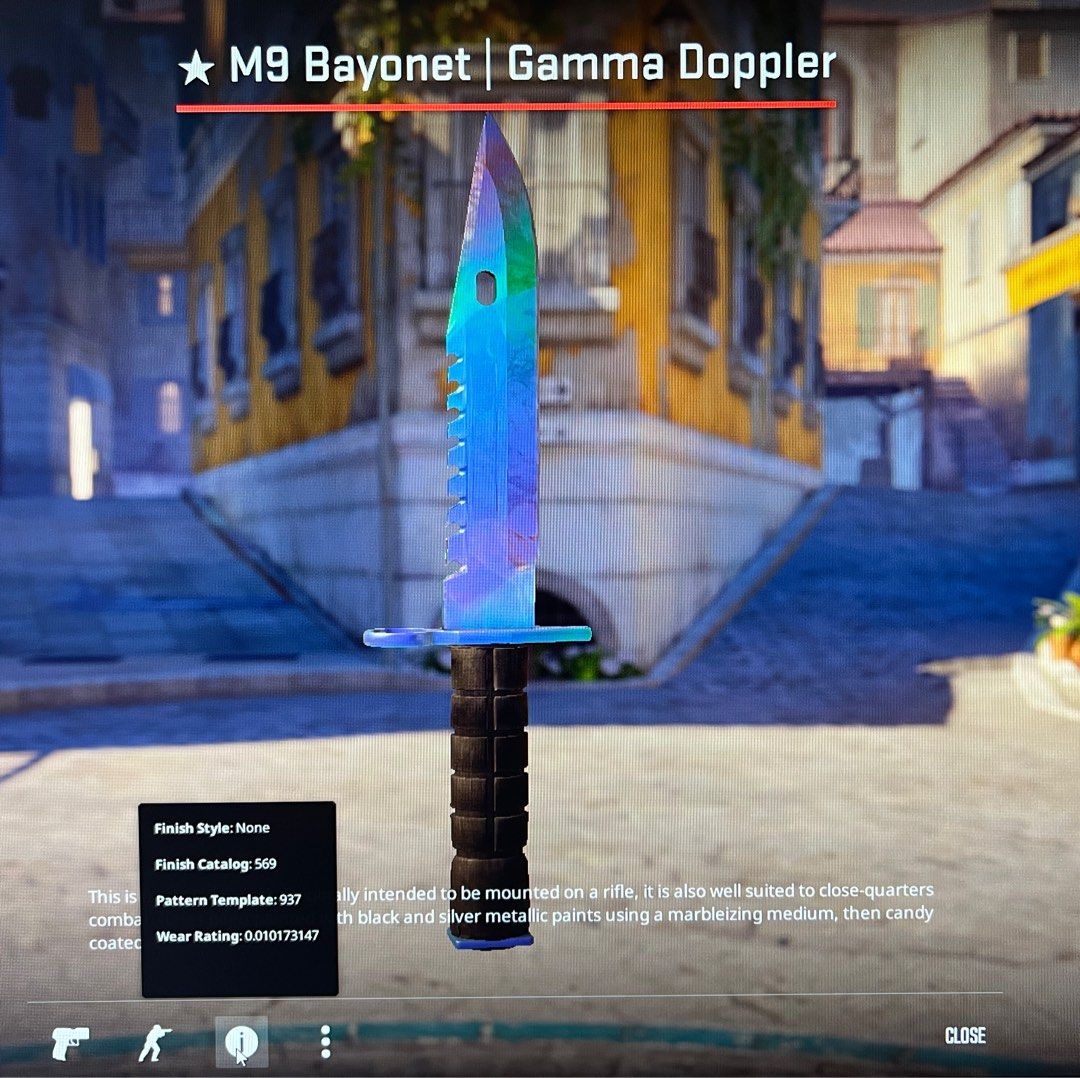 CS2 CSGO M9 Bayonet GAMMA DOPPLER FN Phase 1, Video Gaming, Video Games, Others on Carousell