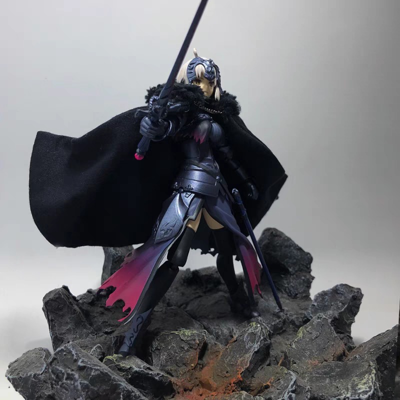 Custom 1/12 Figma Jeanne D Arc Alter wire printed fabric cape (fate ...