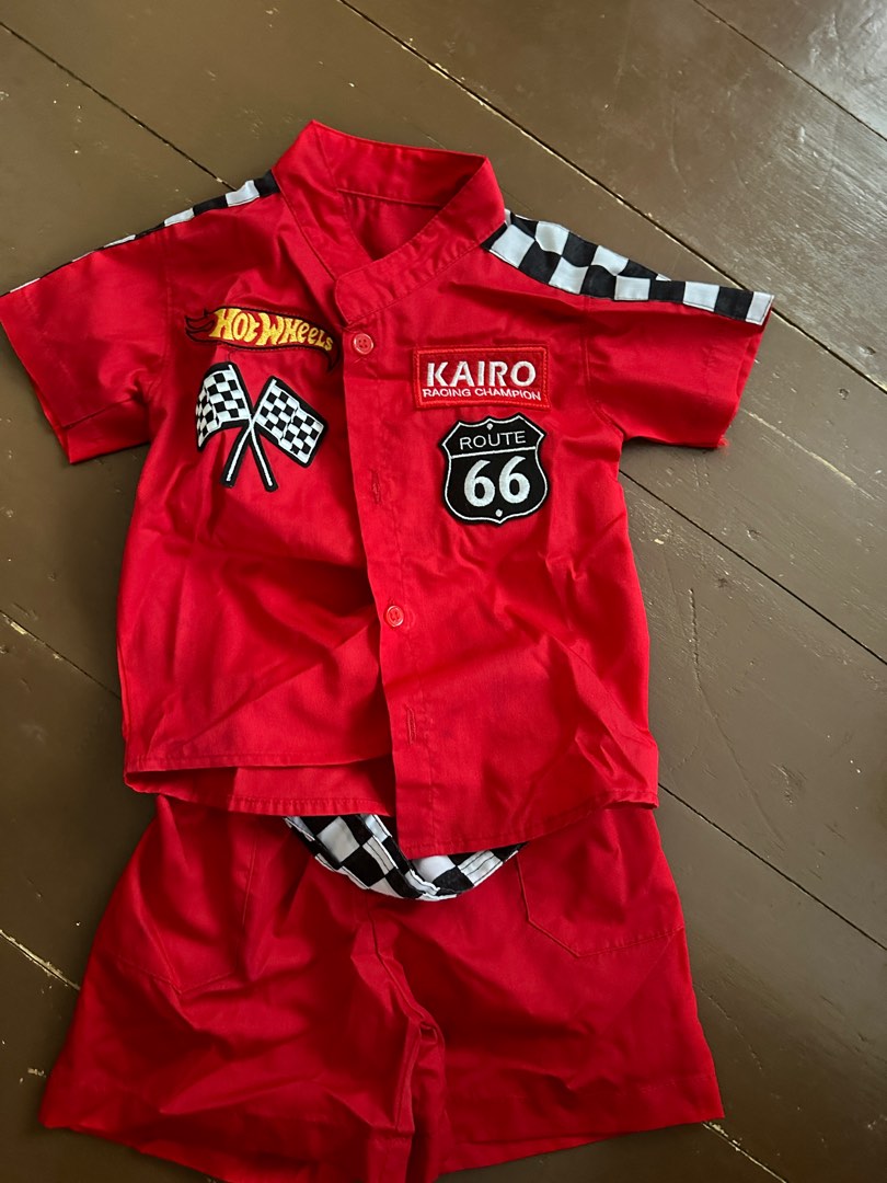 Customized Racing Car Outfit, Babies & Kids, Babies & Kids Fashion on ...