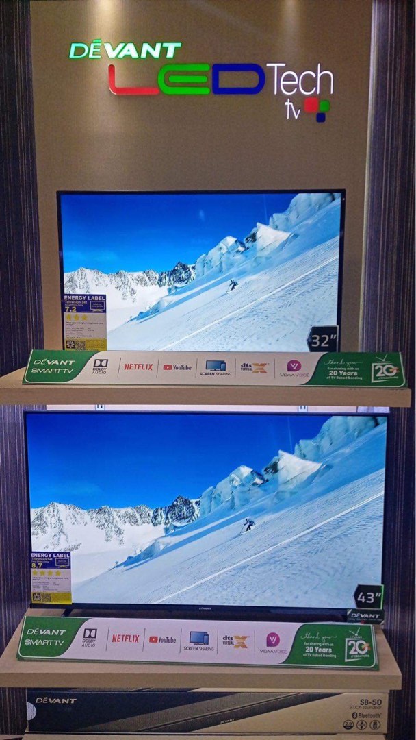 DEVANT LED SMART TV 32STV103 43STV103 50UHD204 55UHD204 65UHD204, TV ...