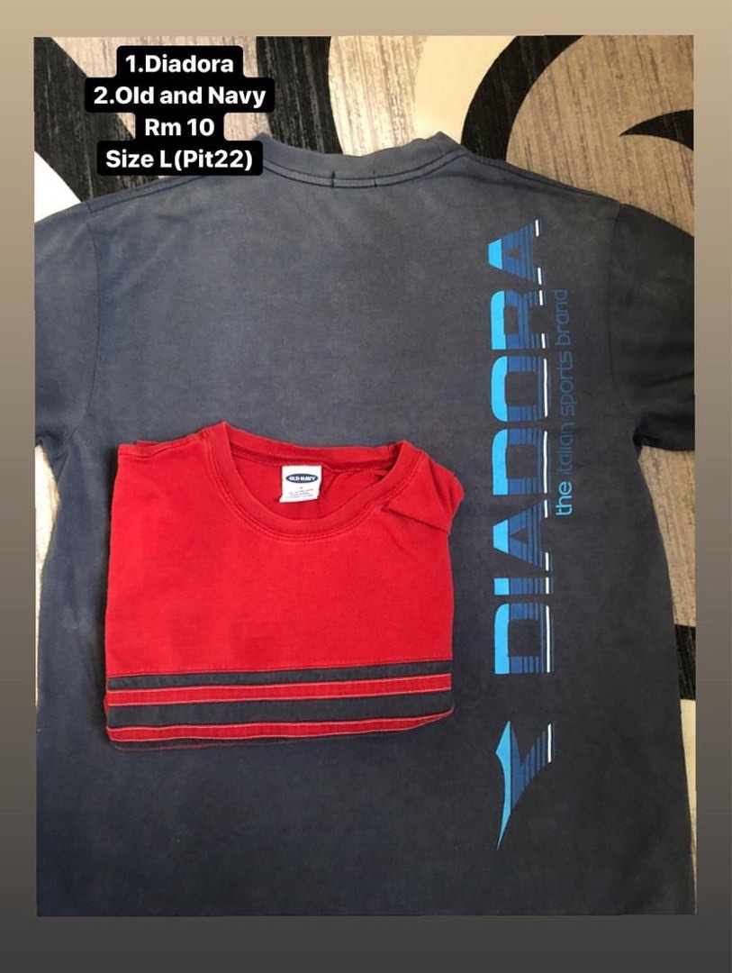 DIODORA, Men's Fashion, Activewear on Carousell