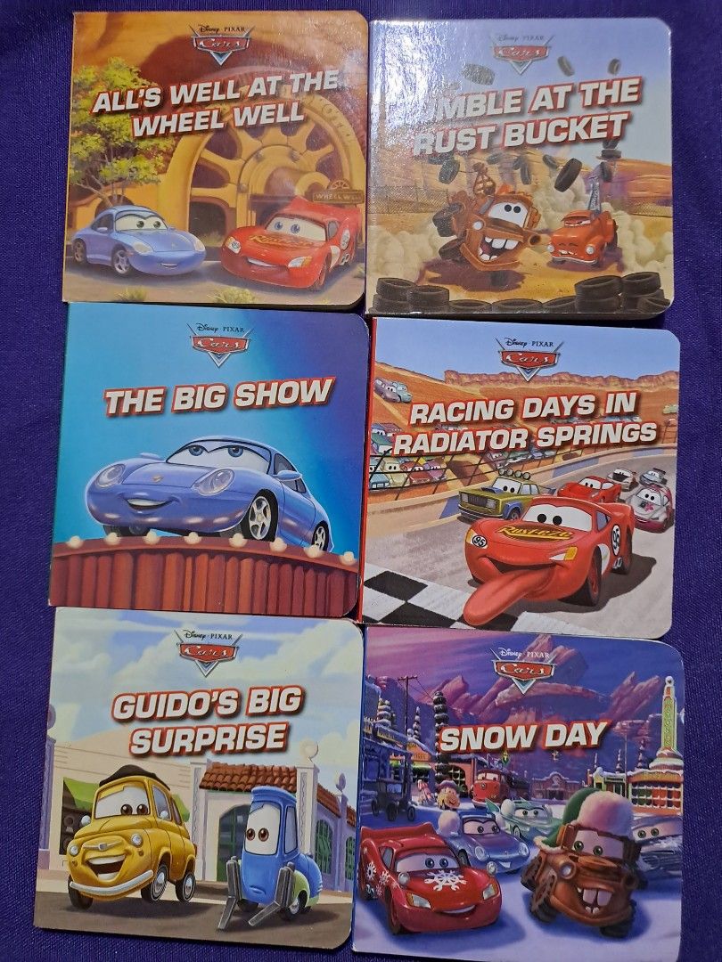 Disney Pixar Cars My Storybook Library, Hobbies & Toys, Books ...