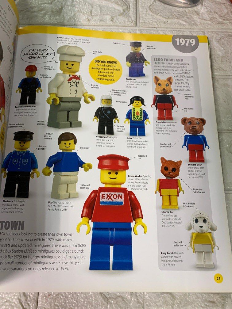 Dk Lego Minifigure Year by Year A Visual History, Hobbies & Toys, Books & Magazines, Children's ...