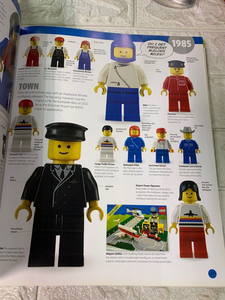Dk Lego Minifigure Year by Year A Visual History, Hobbies & Toys, Books & Magazines, Children's ...