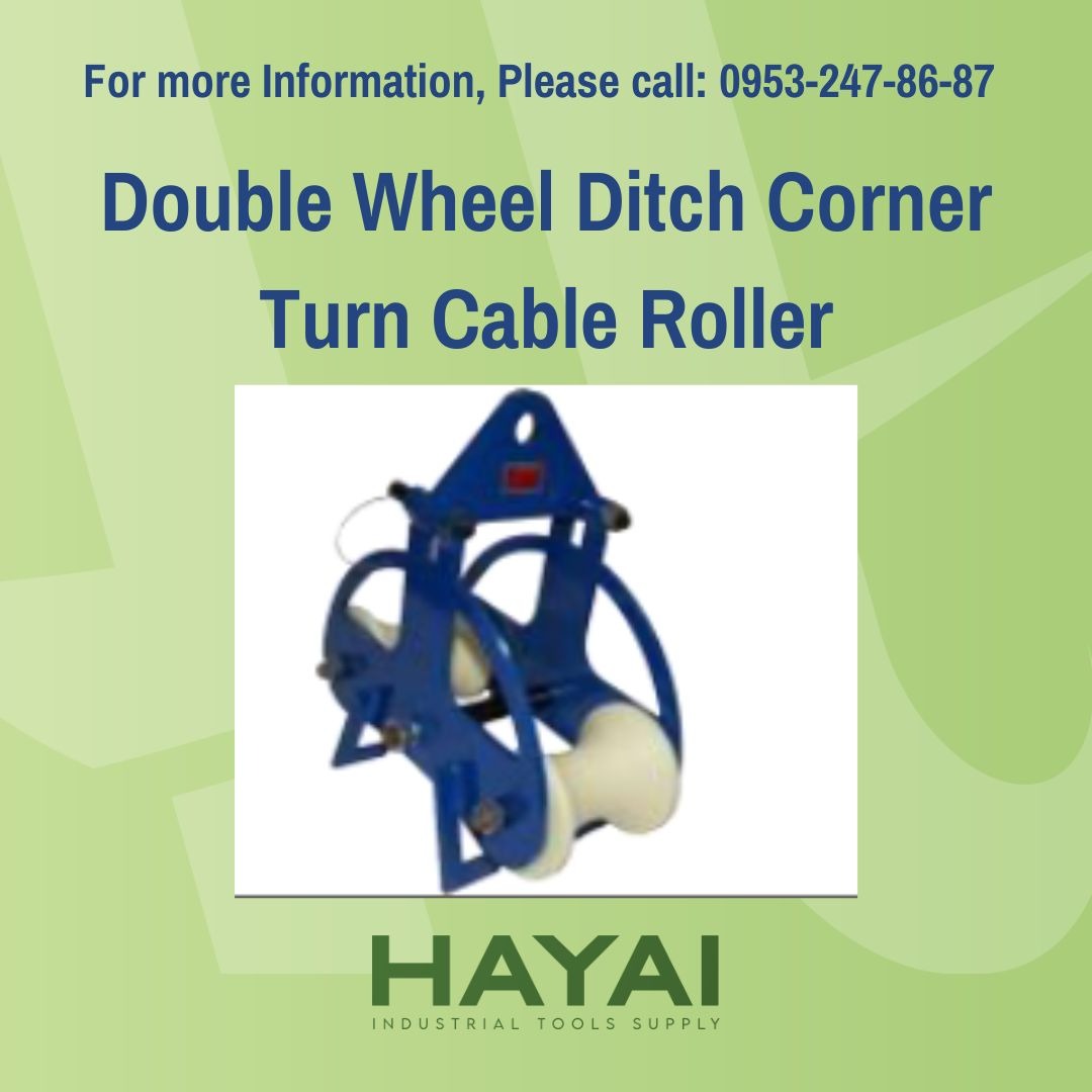 Double Wheel Ditch Corner Turn Cable Roller, Commercial & Industrial ...