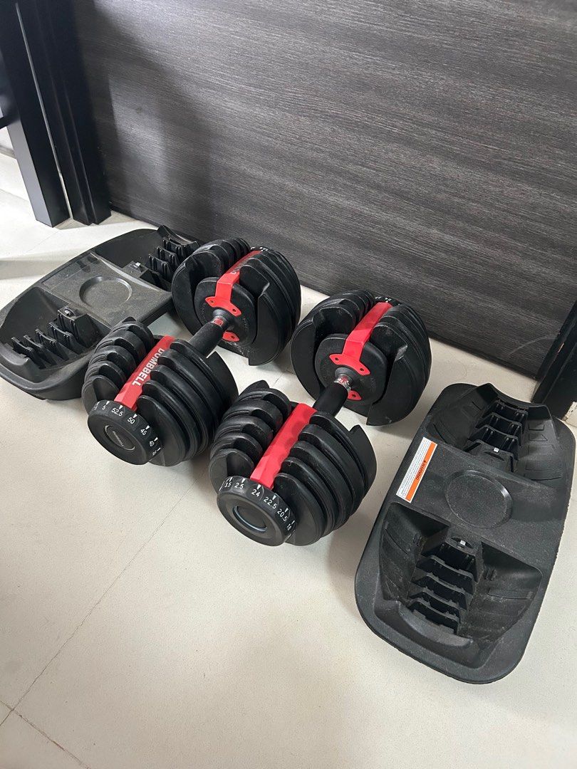 Dumbbell Set, Sports Equipment, Exercise & Fitness, Weights & Dumbbells ...