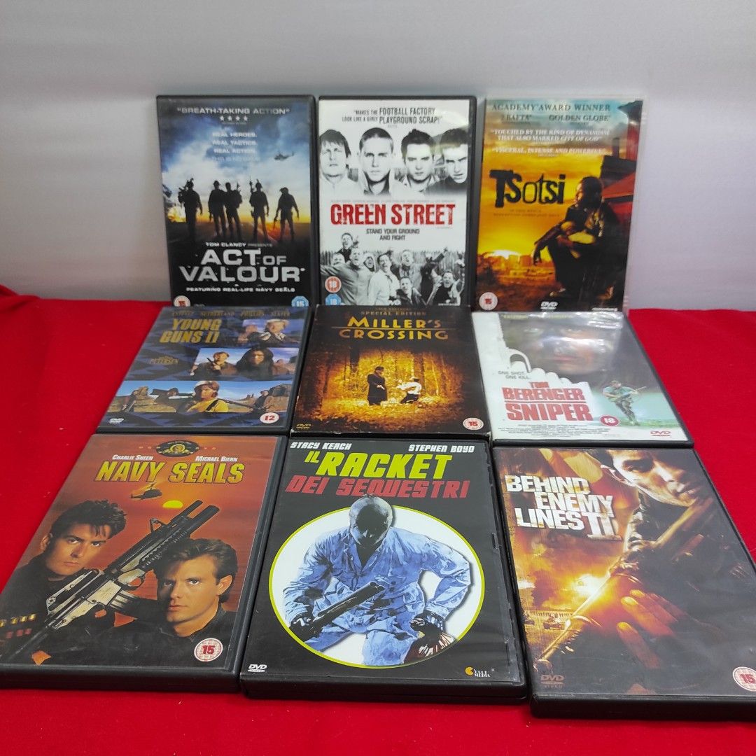 DVD action movies in mint condition for 195 each *P57, Hobbies & Toys, Music & Media, CDs & DVDs ...