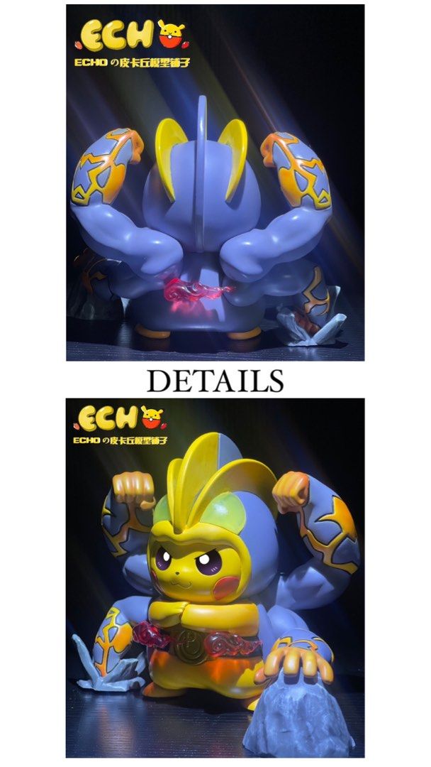 Echo Studio - Pikachu Cos Machamp, Hobbies & Toys, Toys & Games on ...