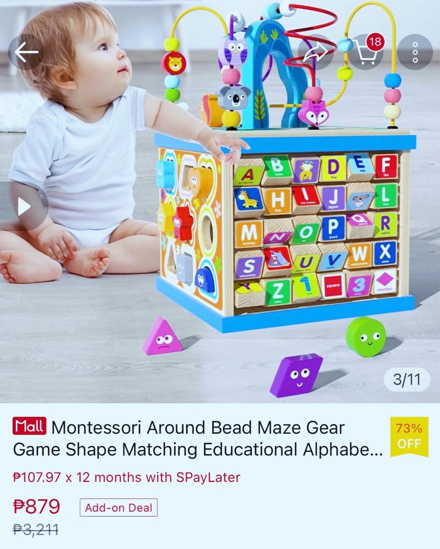 Educational Toy, Babies & Kids, Infant Playtime on Carousell