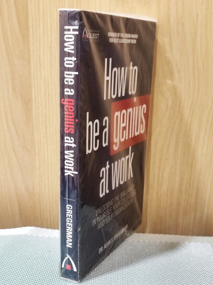(ENG) How To Be A Genius At Work, Hobbies & Toys, Books & Magazines ...