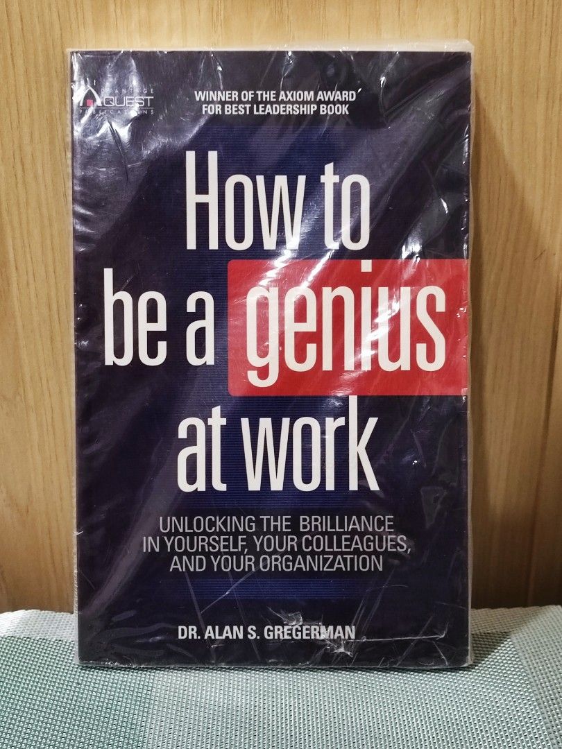 (ENG) How To Be A Genius At Work, Hobbies & Toys, Books & Magazines ...