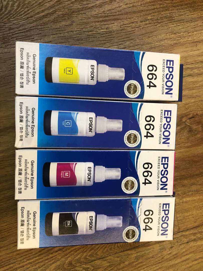 Epson ink 664, Computers & Tech, Printers, Scanners & Copiers on Carousell