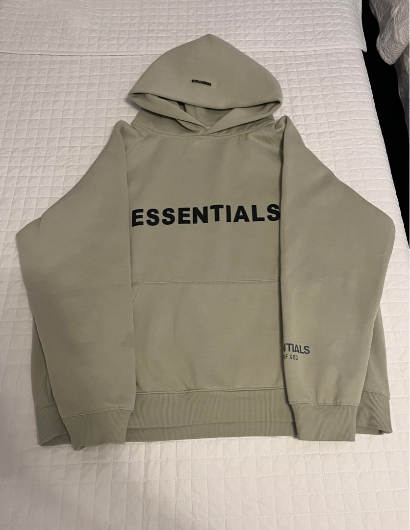 Essentials hoodie, Men's Fashion, Tops & Sets, Hoodies on Carousell