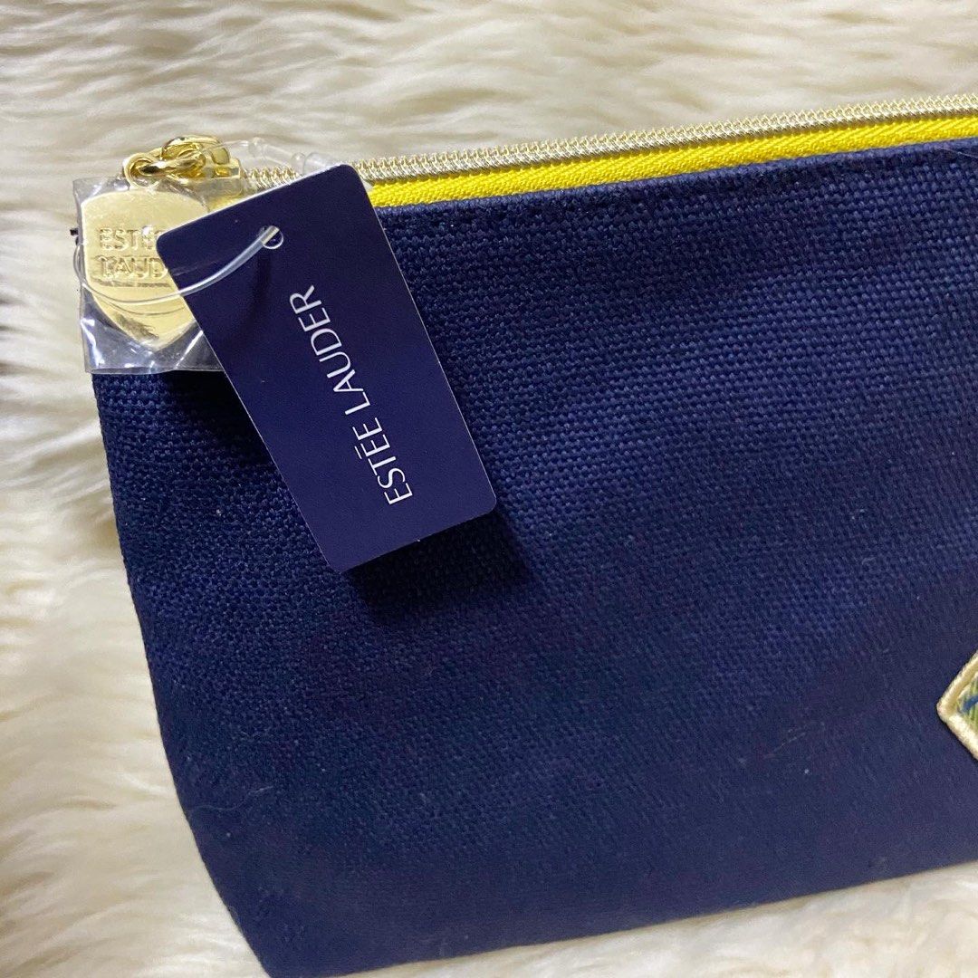 Estee Lauder Limited Edition Blue Pouch, Women's Fashion, Bags ...