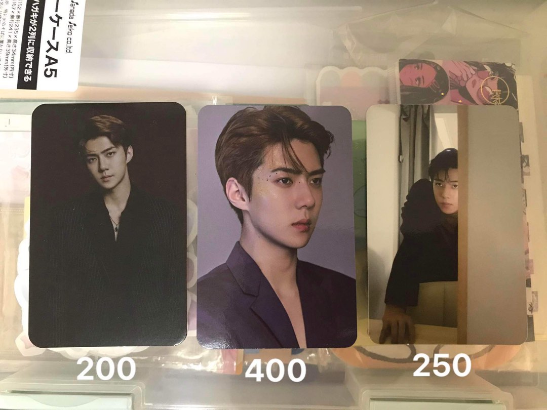 exo sehun rare photocards, Hobbies & Toys, Memorabilia & Collectibles ...