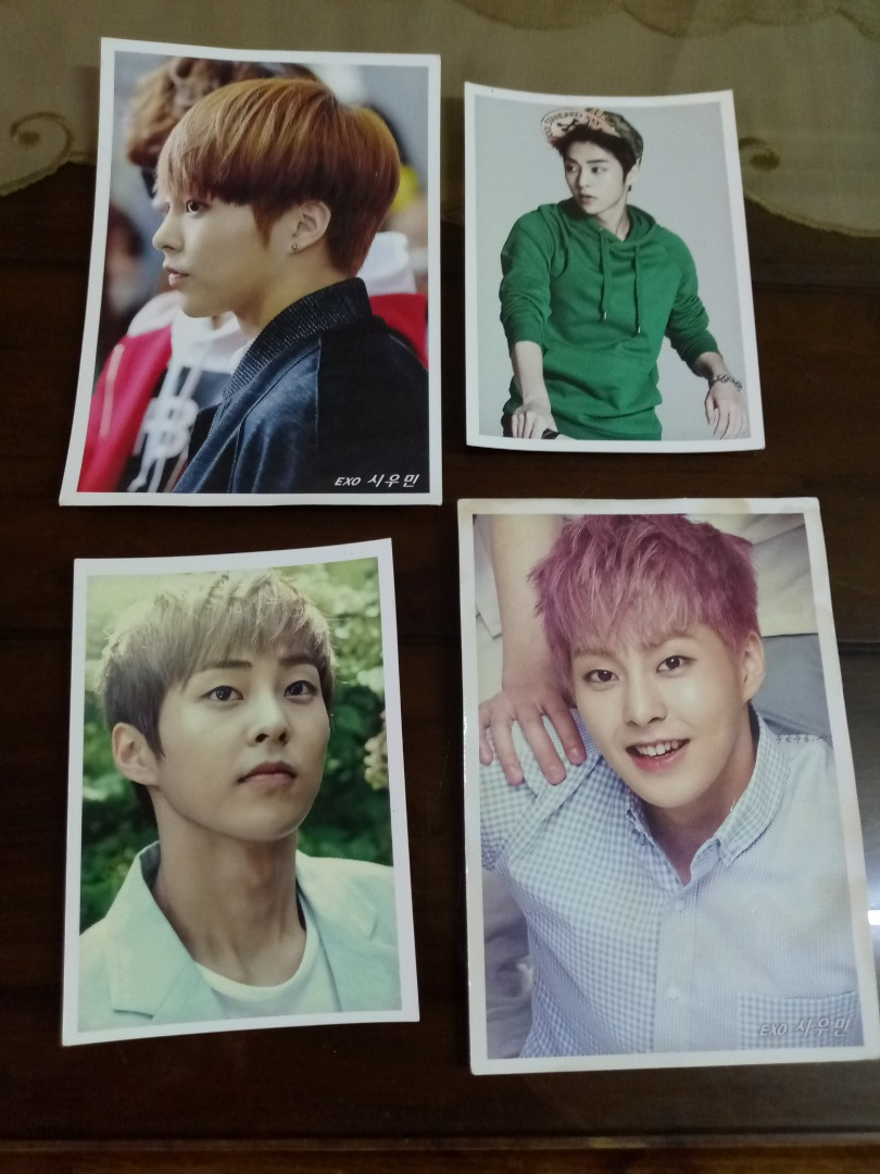 EXO Xiumin Photocards (Set of 4) - ONHAND, Hobbies & Toys, Memorabilia ...
