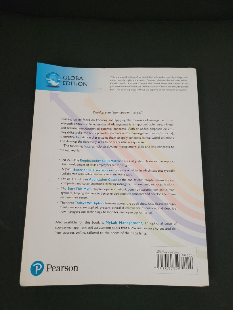FUNDAMENTALS OF MANAGEMENT 11TH EDITION (GLOBAL EDITION) – STEPHEN B ... FUNDAMENTALS OF MANAGEMENT 11TH EDITION (GLOBAL EDITION) – STEPHEN B ...