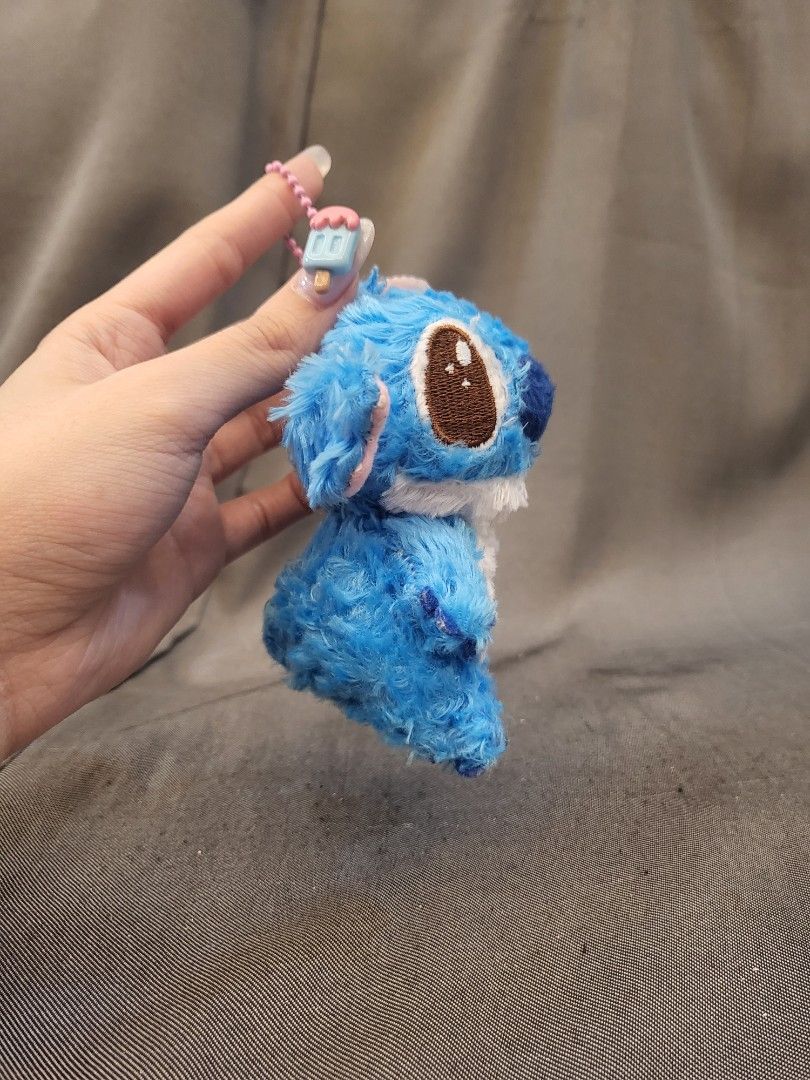 Furry Stitch Plushie Keychain, Hobbies & Toys, Toys & Games on Carousell