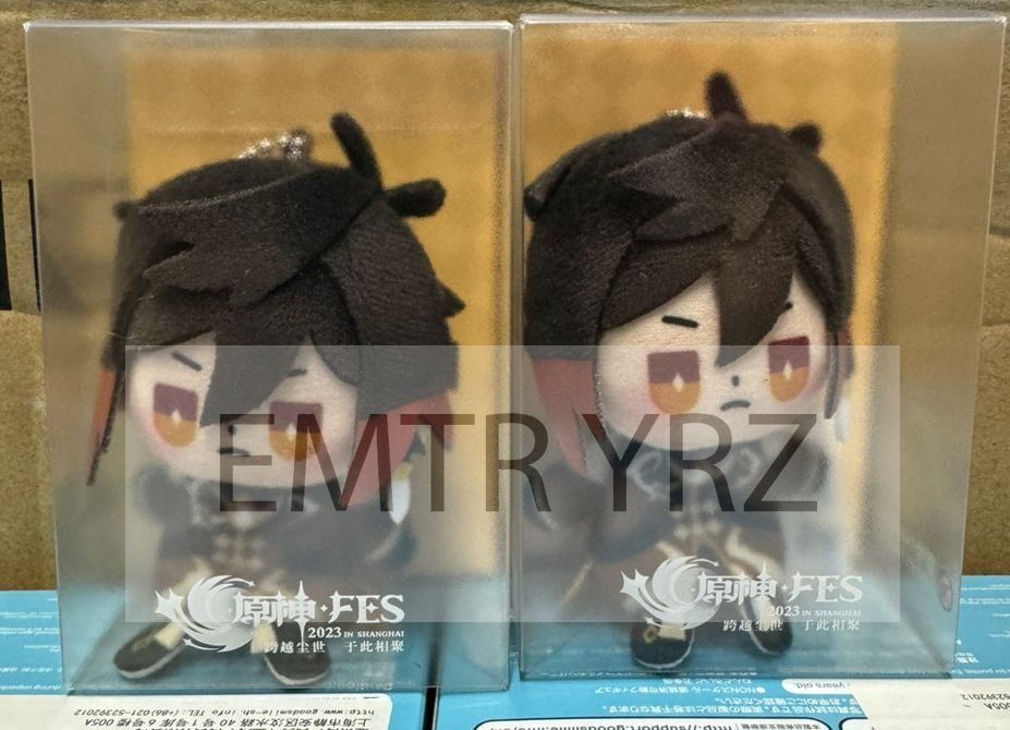 Genshin Impact Finger Puppet 2023 Carnival Series ( Zhongli , Raiden ...