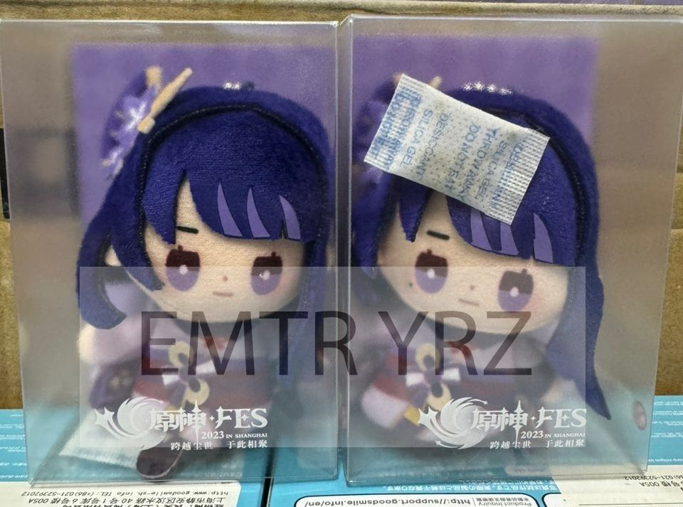 Genshin Impact Finger Puppet 2023 Carnival Series ( Zhongli , Raiden ...