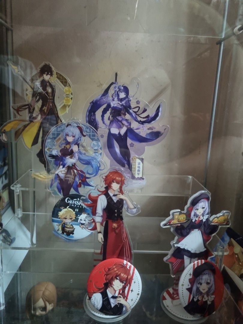 Genshin Standees, Hobbies & Toys, Memorabilia & Collectibles, Fan ...