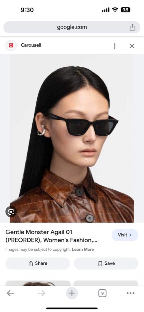 Gentle Monster Agail, Women's Fashion, Watches & Accessories ...