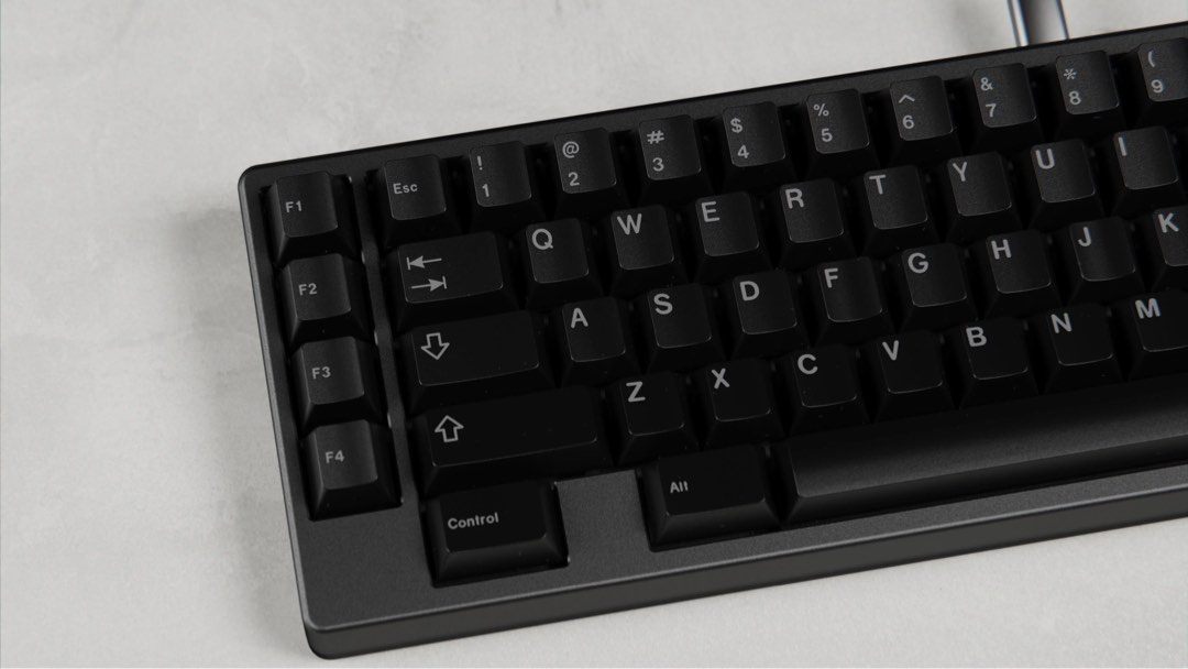 GMK Grey on Black base + extension keycaps, Computers & Tech, Parts ...