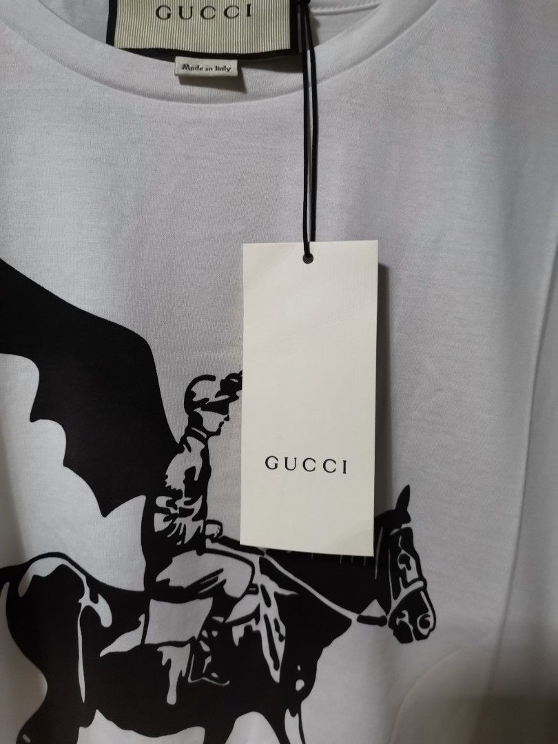 .Gucci ( Guccy Wing Jockey )., Men's Fashion, Tops & Sets, Tshirts ...