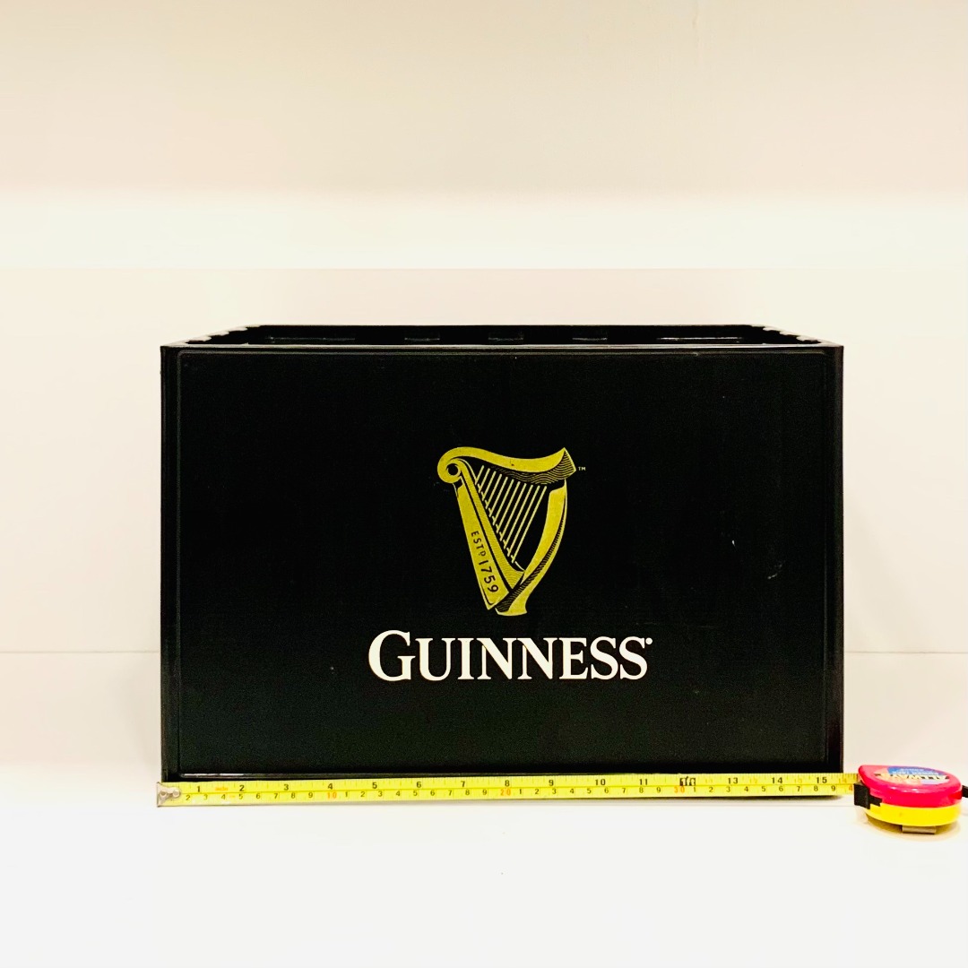 Guinness 24 Bottles Hard Plastic Storage Crate, Furniture & Home Living ...