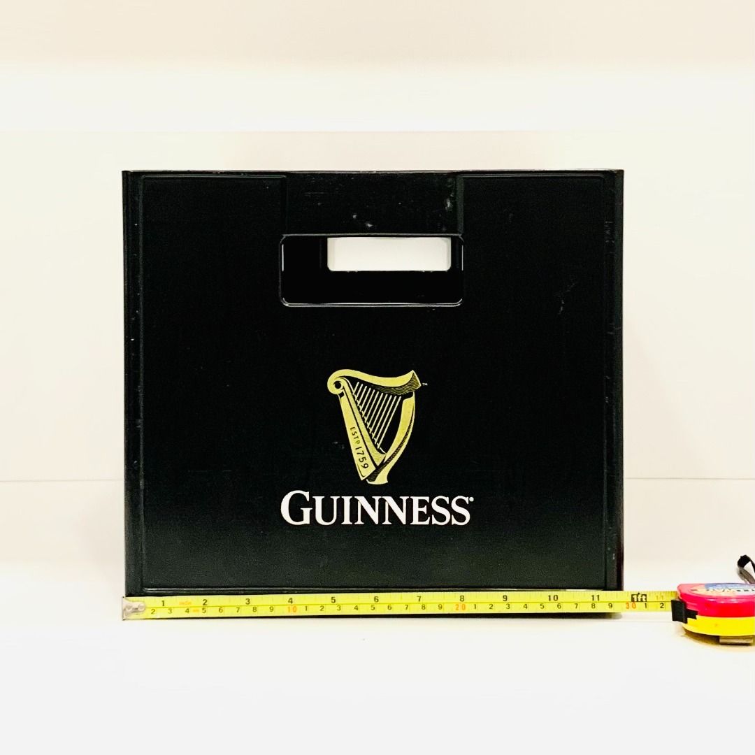 Guinness 24 Bottles Hard Plastic Storage Crate, Furniture & Home Living ...