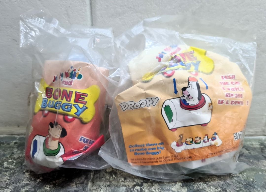 HANNA-BARBERA BONE BUGGY LOT - 2000 Jollibee Cartoon Network Kiddie ...