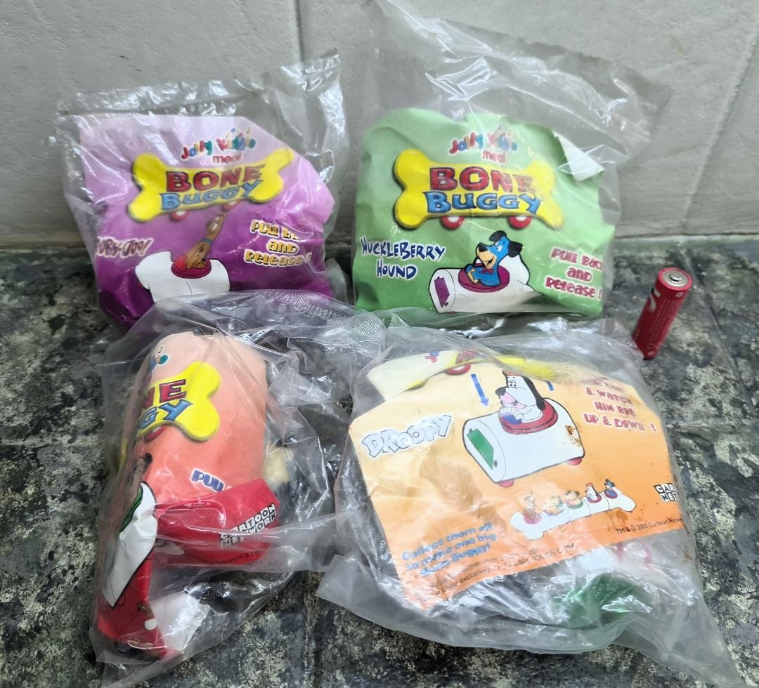 HANNA-BARBERA BONE BUGGY LOT - 2000 Jollibee Cartoon Network Kiddie ...